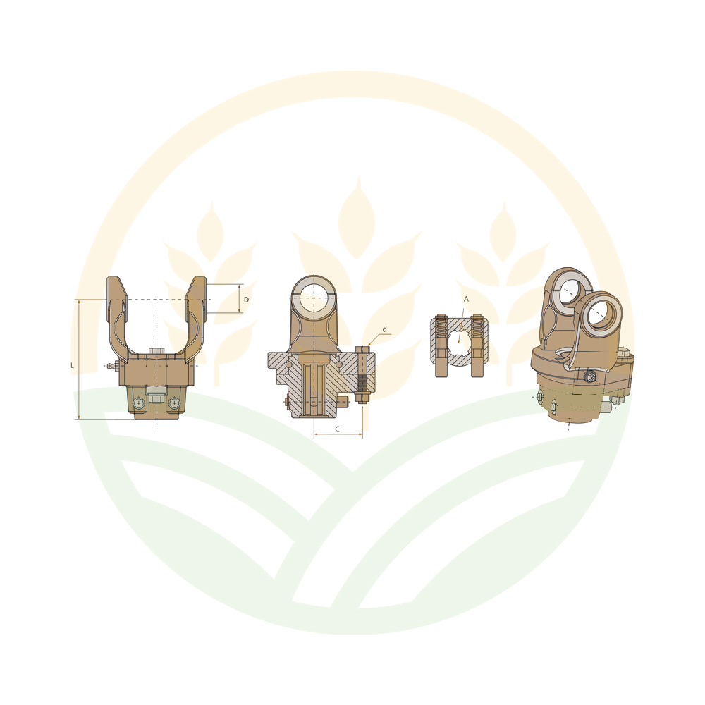 ROTARO SB R80 Shear Bolt Yoke | 3000 Nm | 1 3/8” (6)