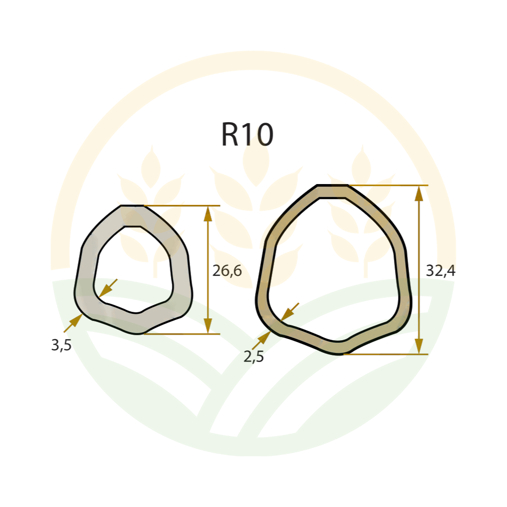 ROTARO Driveline Shaft Cat. 1 | 860mm | 1 3/8" | 22x54