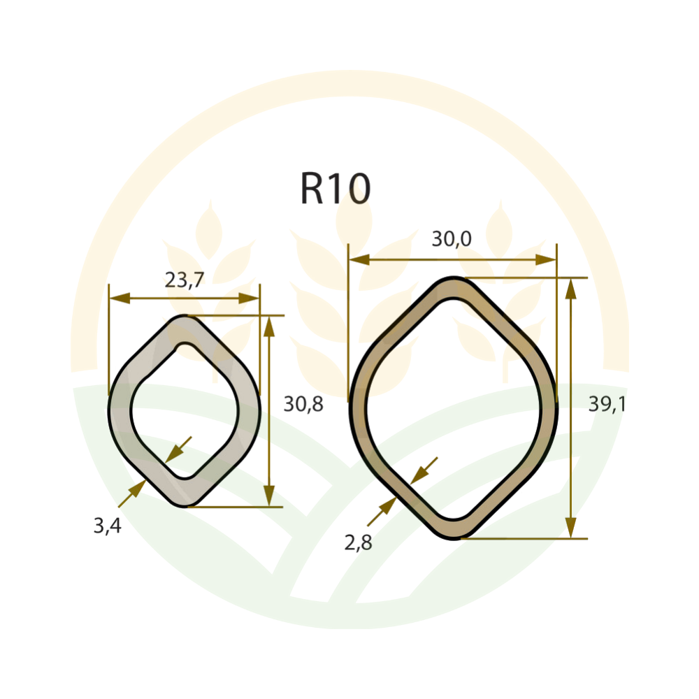 ROTARO Driveline Shaft Cat. 1 | 860mm | 1 3/8" | 22x54