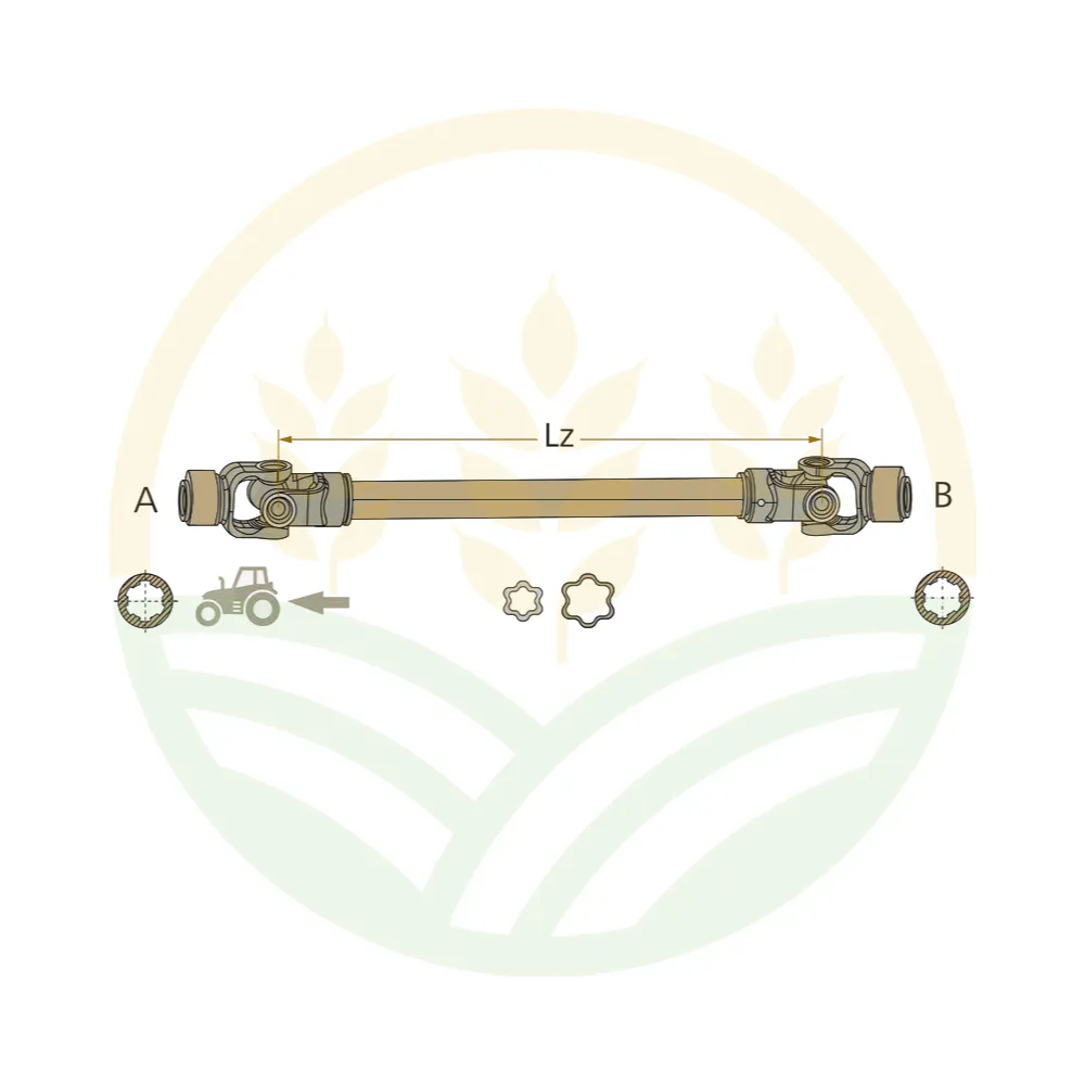 Albero Cardanico ROTARO Cat. 8 | 860mm | 1 3/8" | 36x89